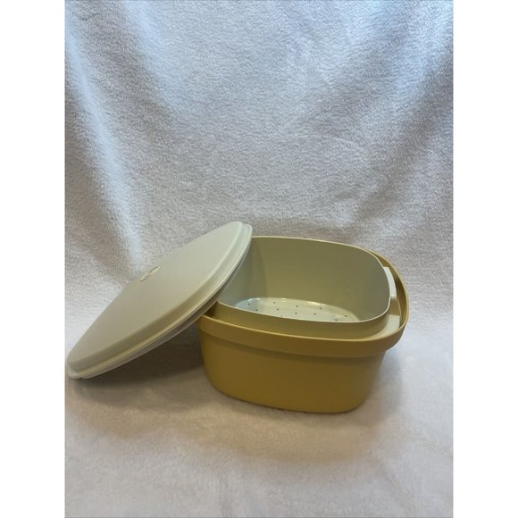 Tupperware | Kitchen | Vintage Tupperware Microwave Steamer Square ...